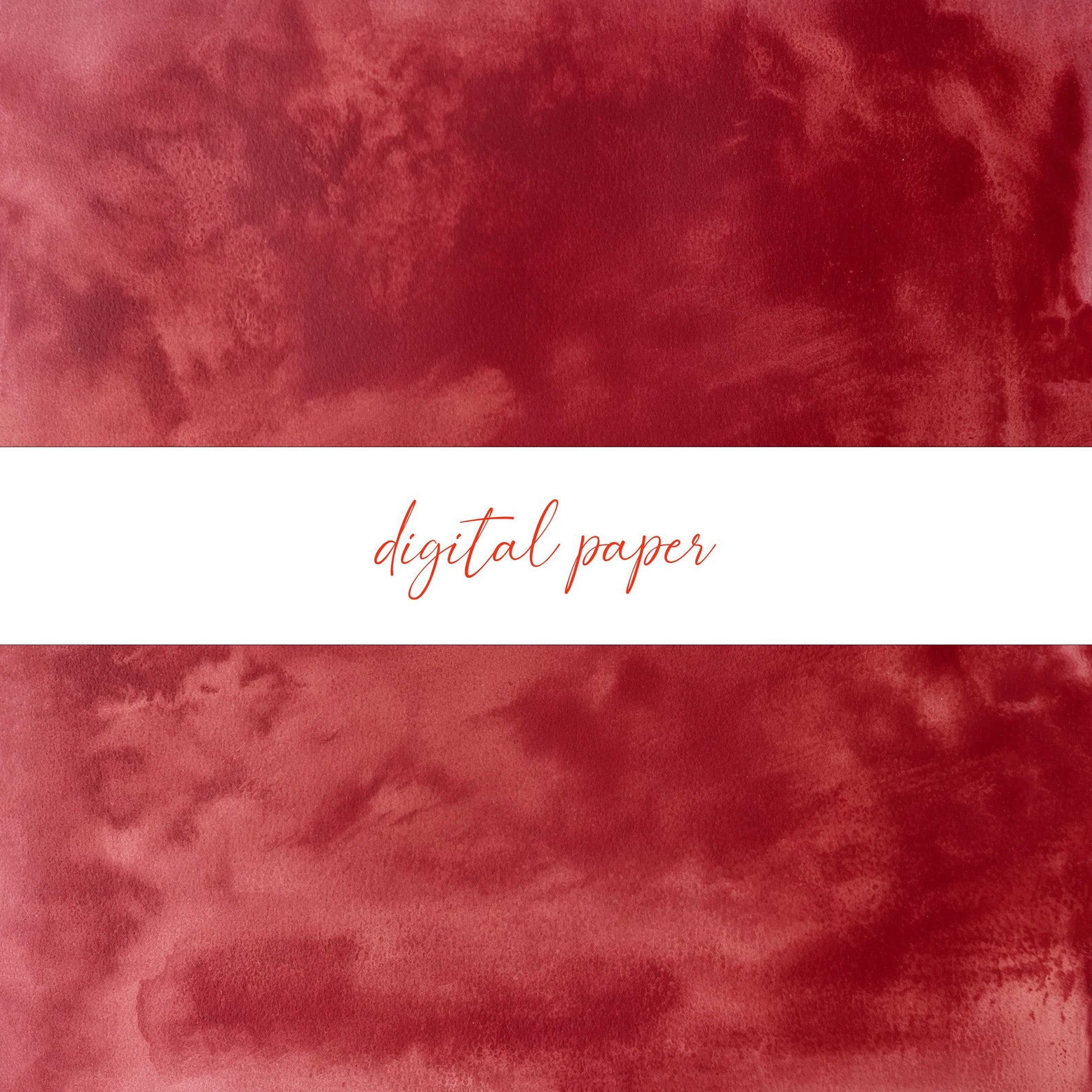 Red Tones Watercolor Digital Paper | Carmine Cordovan Maroon Pink ...