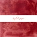 Red Tones Watercolor Digital Paper | Carmine Cordovan Maroon Pink ...