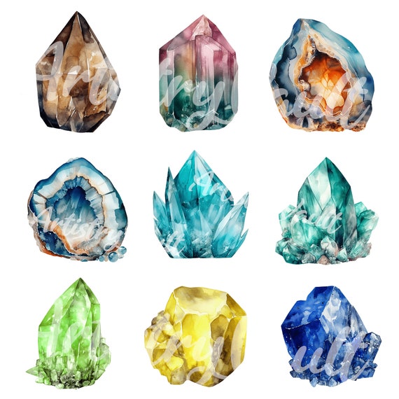 Minerals And Rocks Clipart
