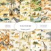 Wild Safari Seamless Pattern | Savannah Creatures JPG Digital Paper ...