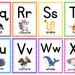 Animal Theme Alphabet Flashcards - Etsy