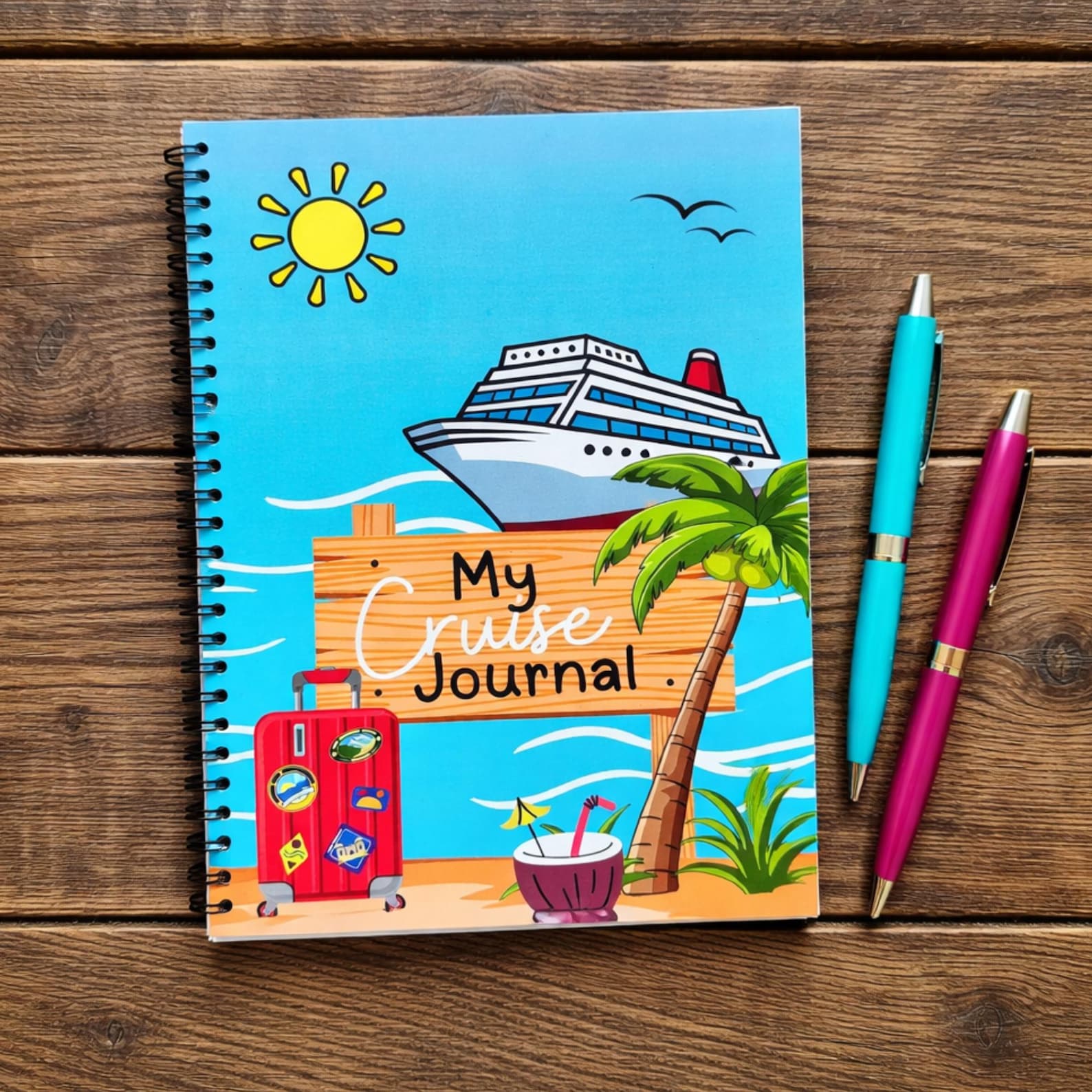 Kids Cruise Journal With Packing Checklist, Daily Pages, Games ...