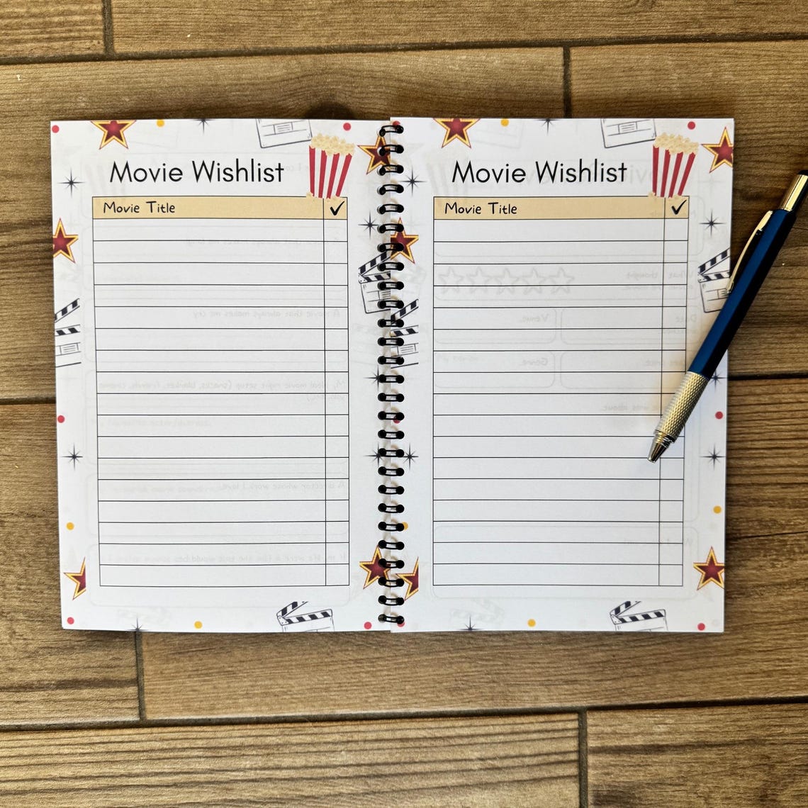 My Movie Journal | Film Review Notebook & Cinema Diary | Movie Lover ...