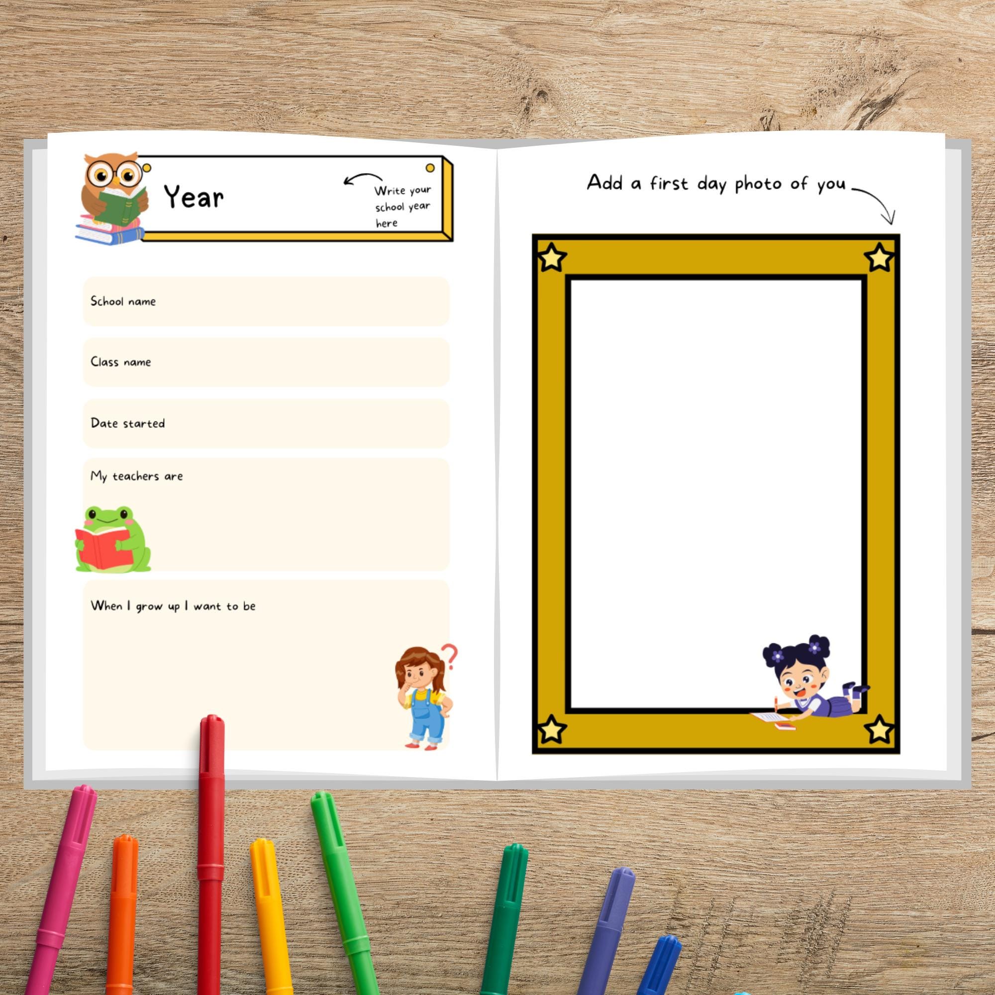 My School Memory Book, Starting School Keepsake Journal A5 - Etsy UK