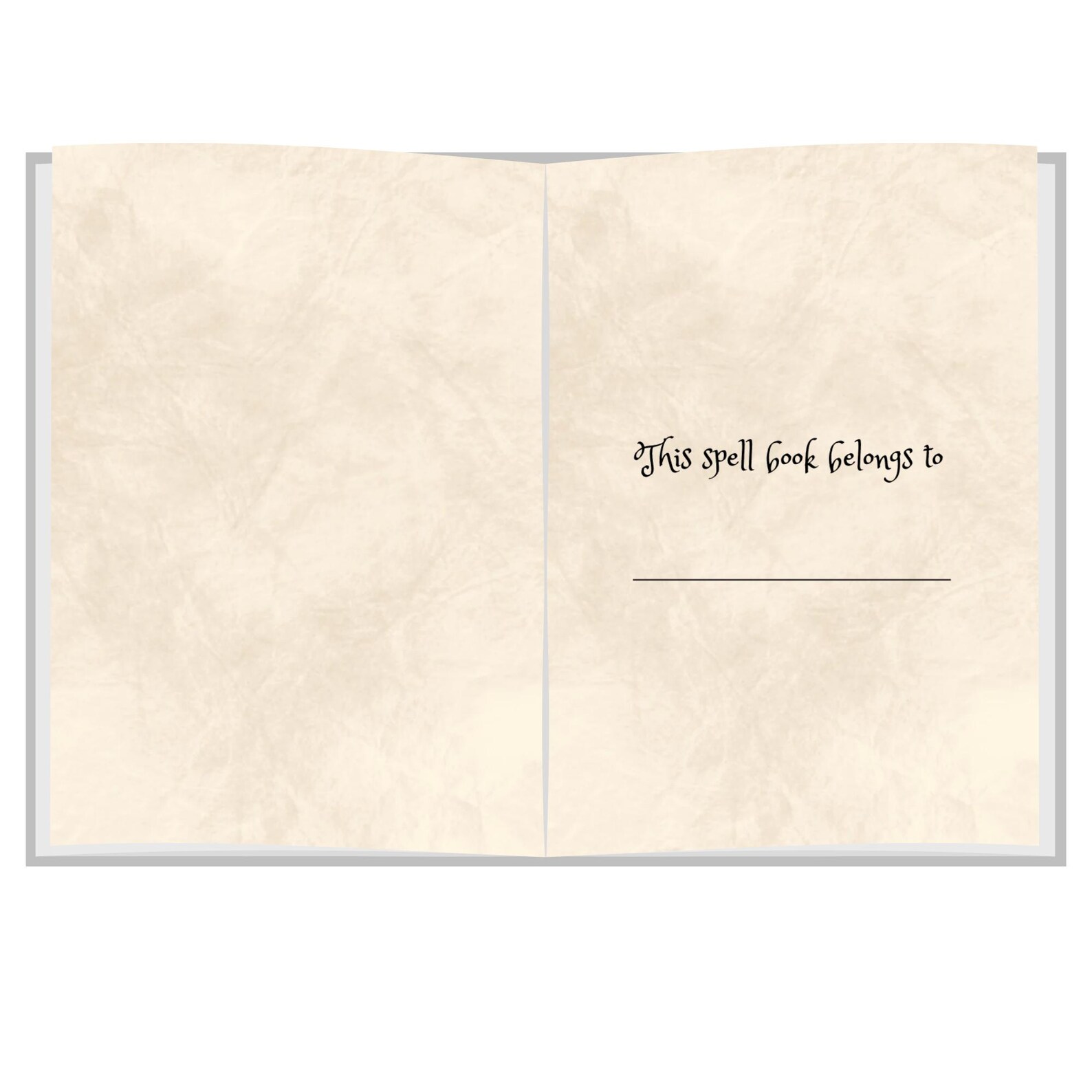 Magic Spell Book for Kids With Moon Phases | Spell Book Journal | Write ...