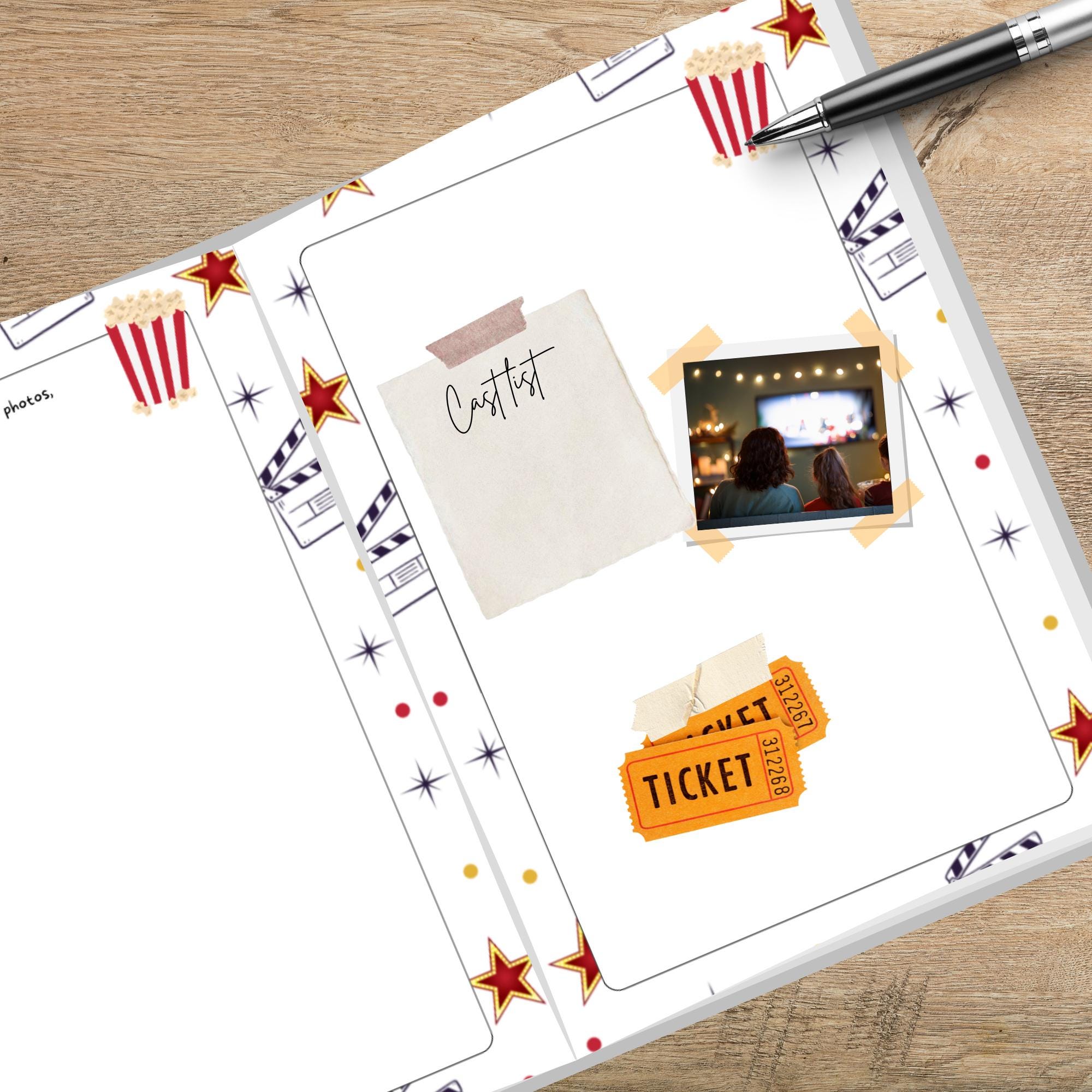 My Movie Journal | Film Review Notebook & Cinema Diary | Movie Lover ...