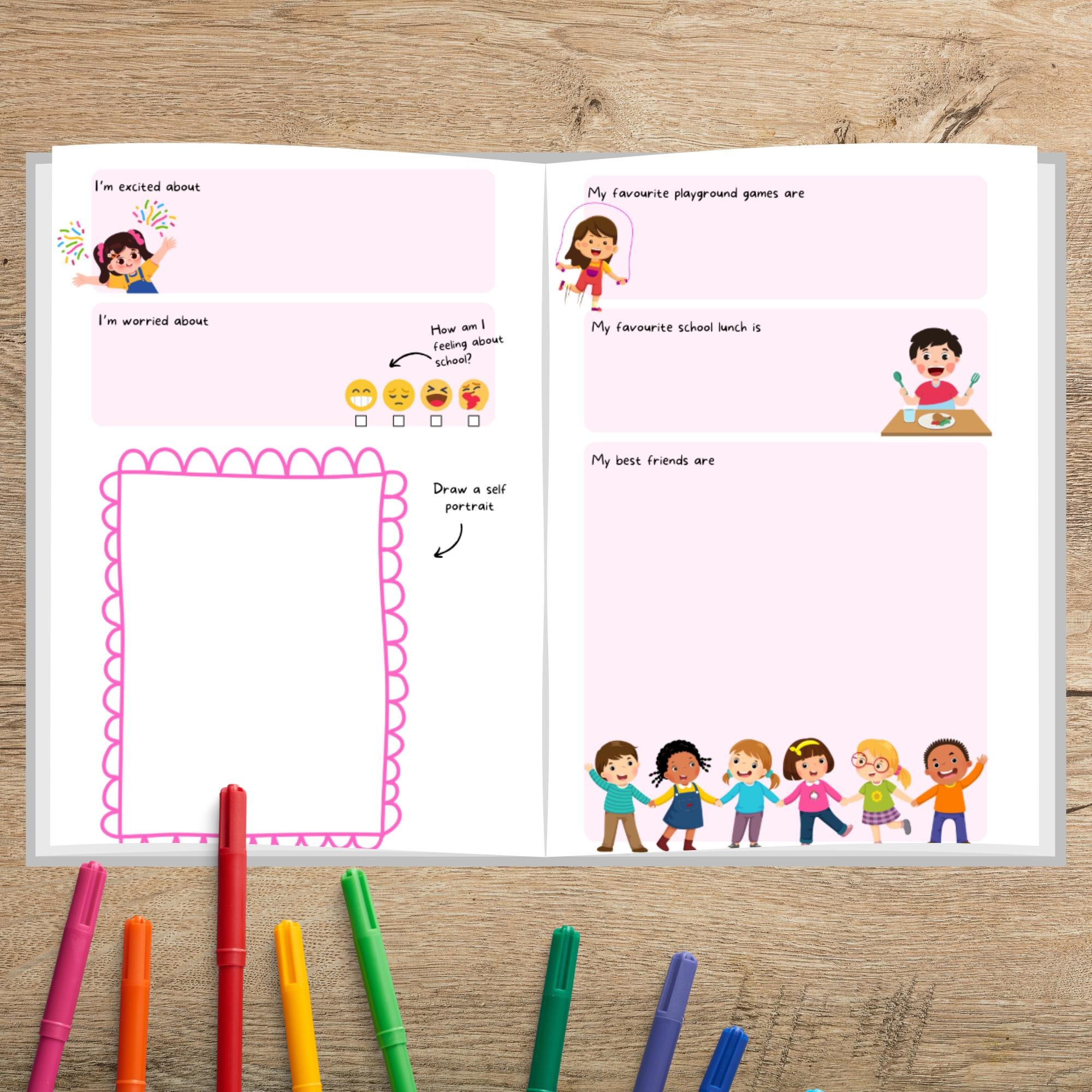 My School Memory Book, Starting School Keepsake Journal A5 - Etsy UK