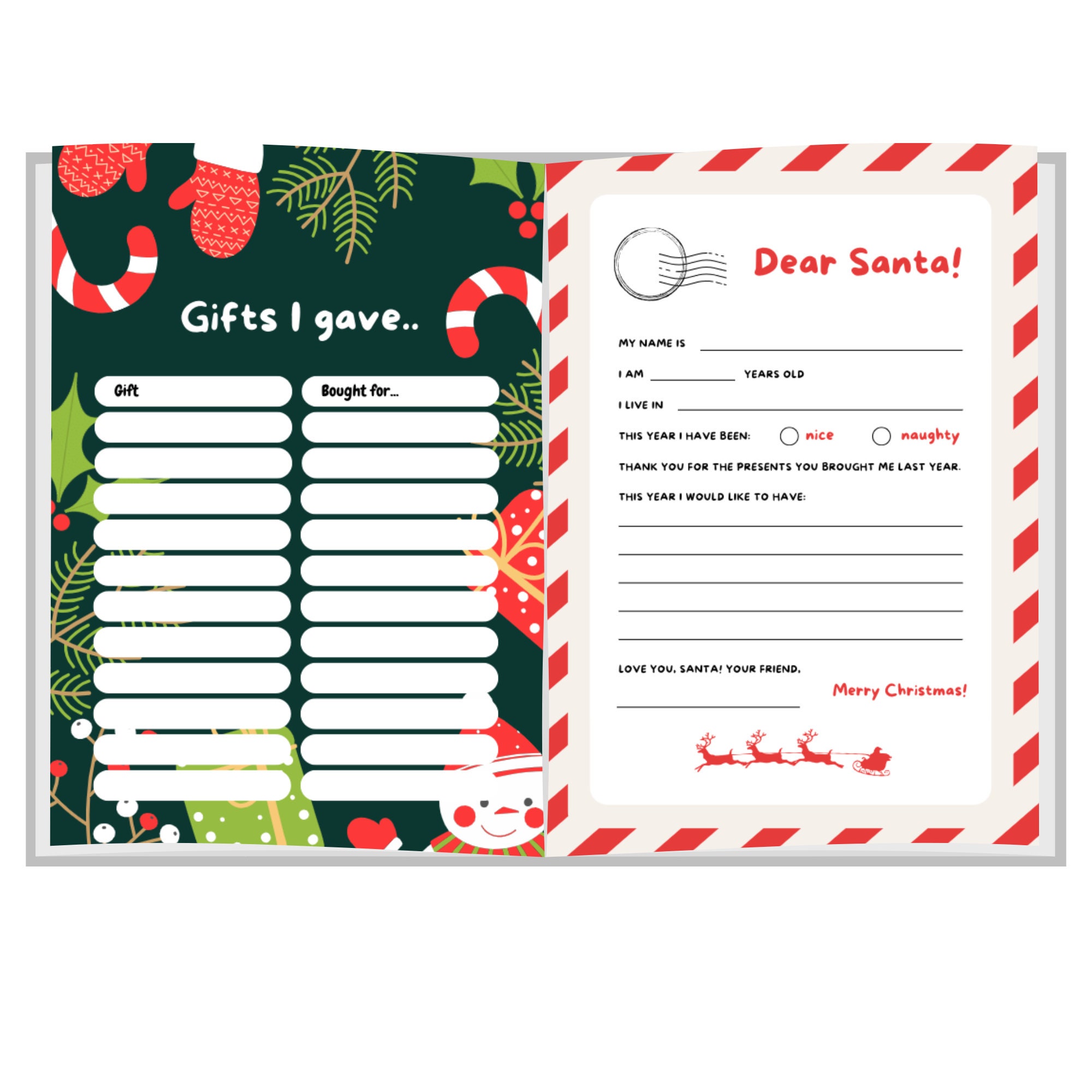 My Christmas Memories Book: A Keepsake Christmas Journal for Kids ...