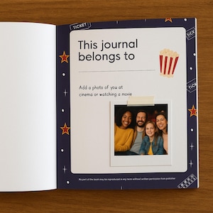 My Movie Journal | Film Review Notebook & Cinema Diary | Movie Lover ...