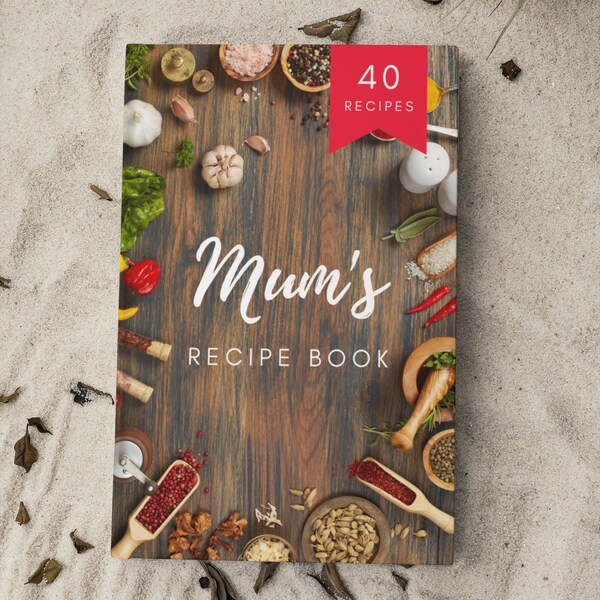 Custom Recipe Book - Etsy