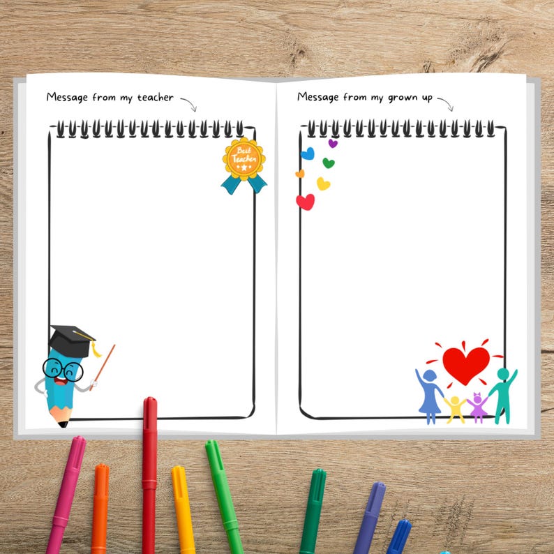 My School Memory Book, Starting School Keepsake Journal A5 - Etsy UK