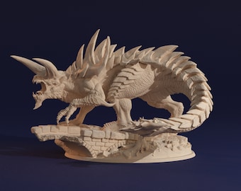 Tarrasque Remastered Lord of the Print Gargantuan Monstrosity 75mm ...