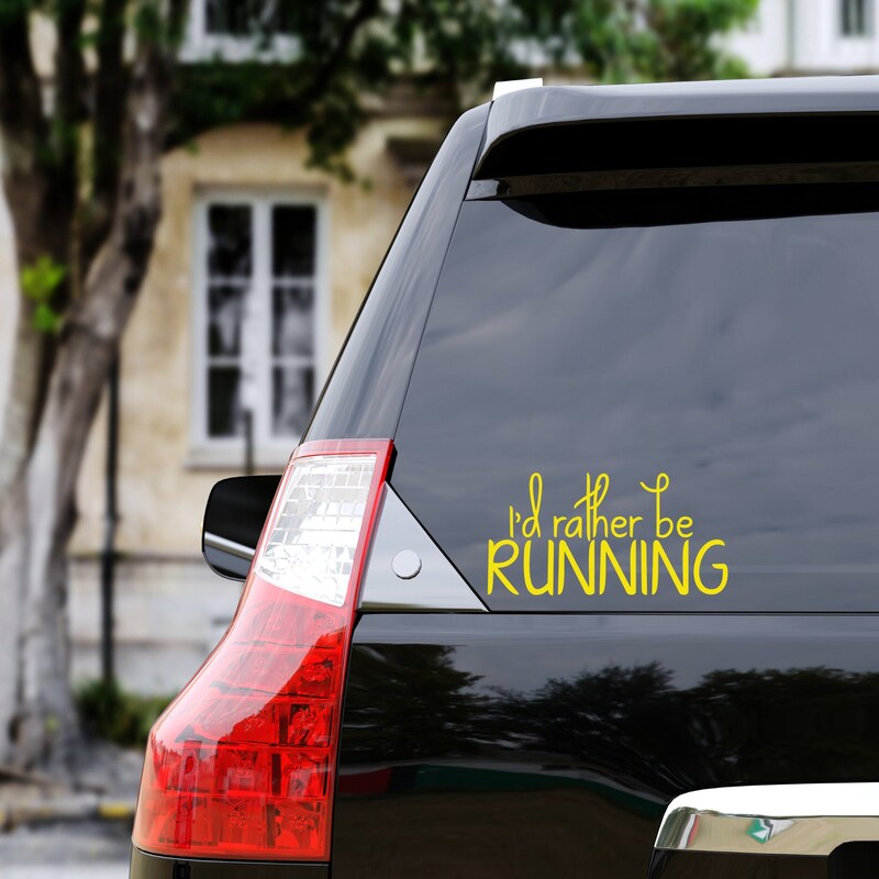 Running Decal - Etsy