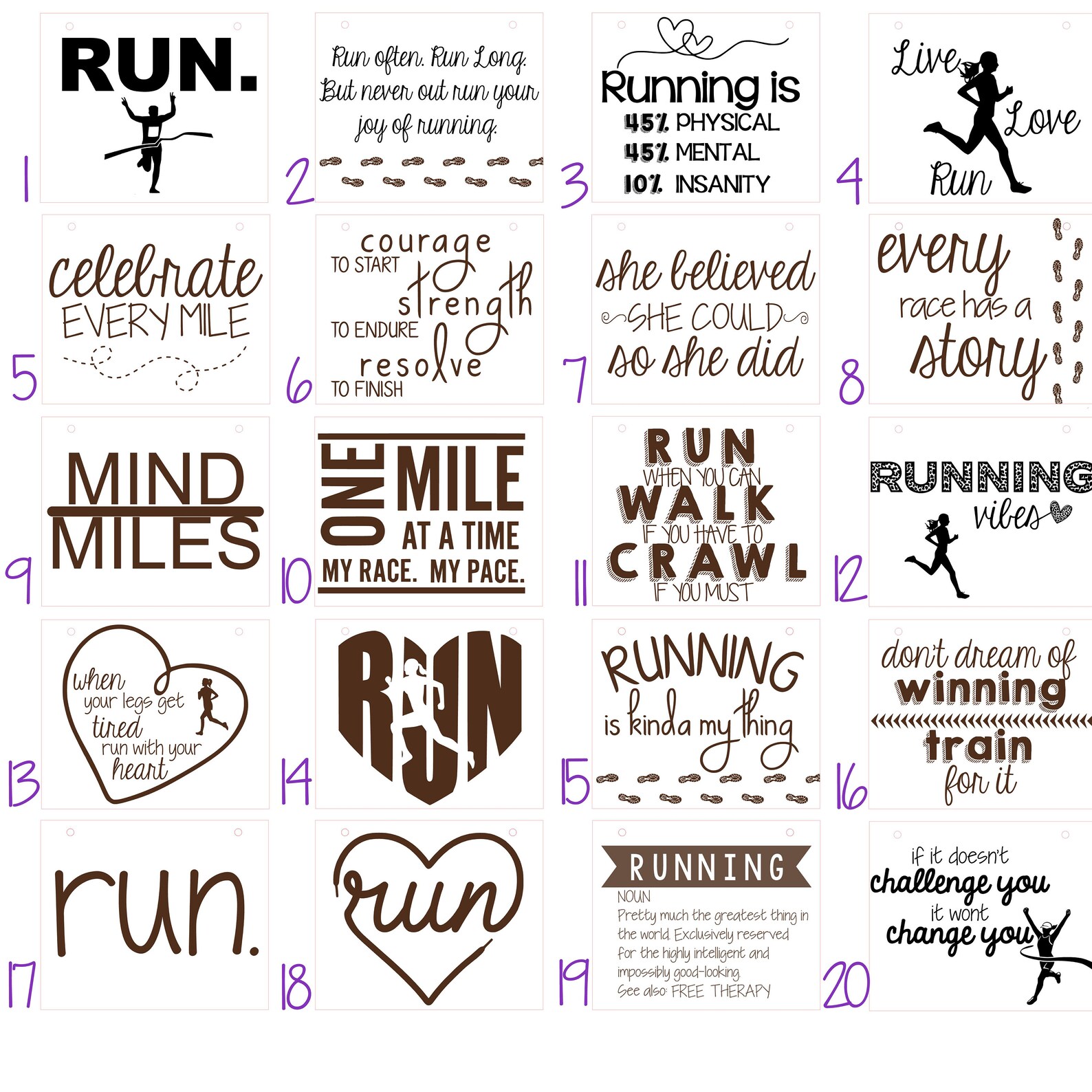 Half Marathoner Gift | Running Bib Display | Race Bib Album | Female ...