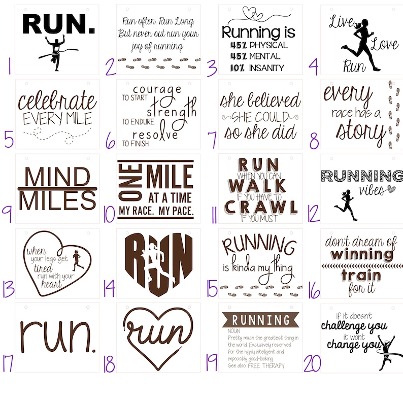 Running Bib Keeper | Running Bib Album | Racing Bib Holder | Running ...