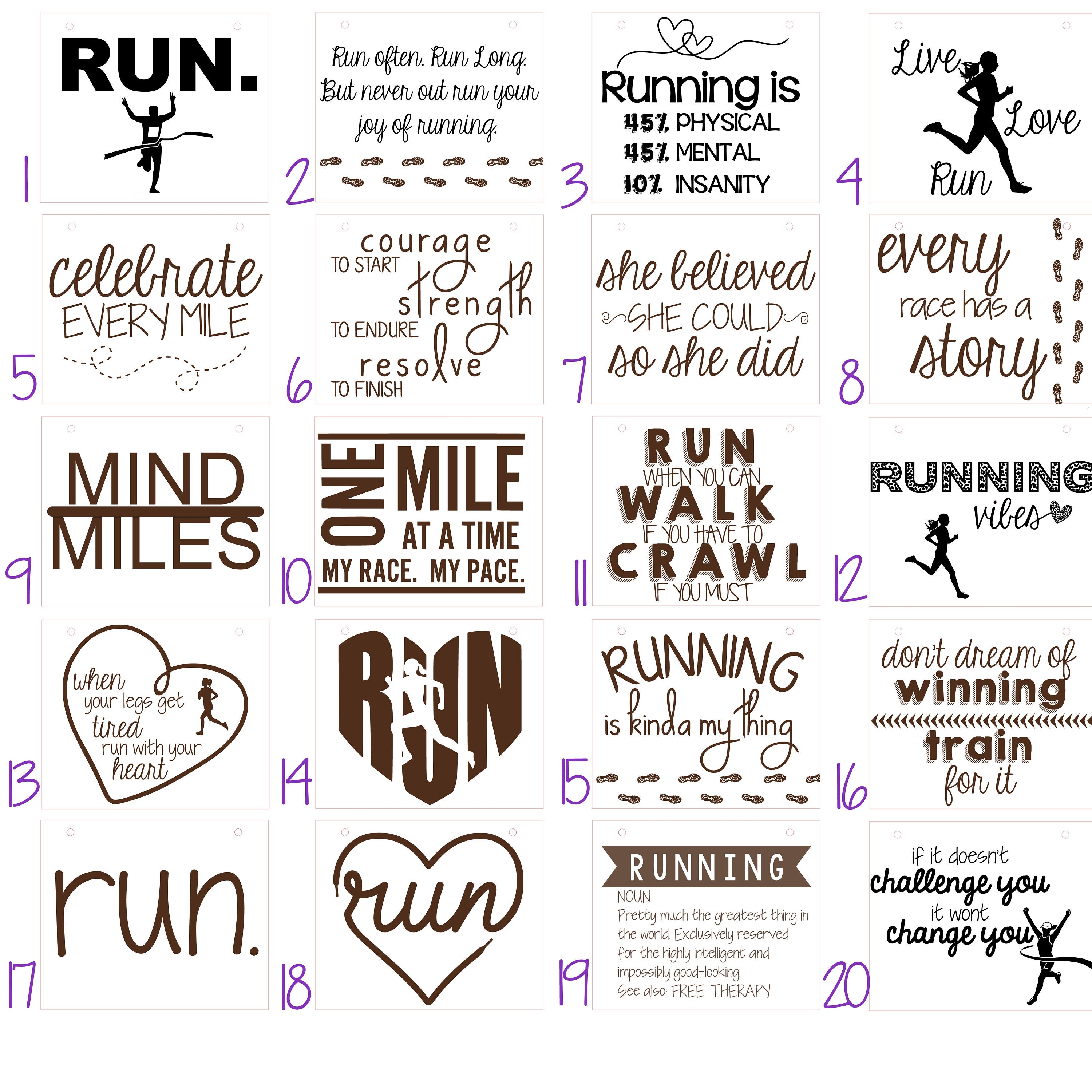 Half Marathoner Gift | Running Bib Display | Race Bib Album | Female ...