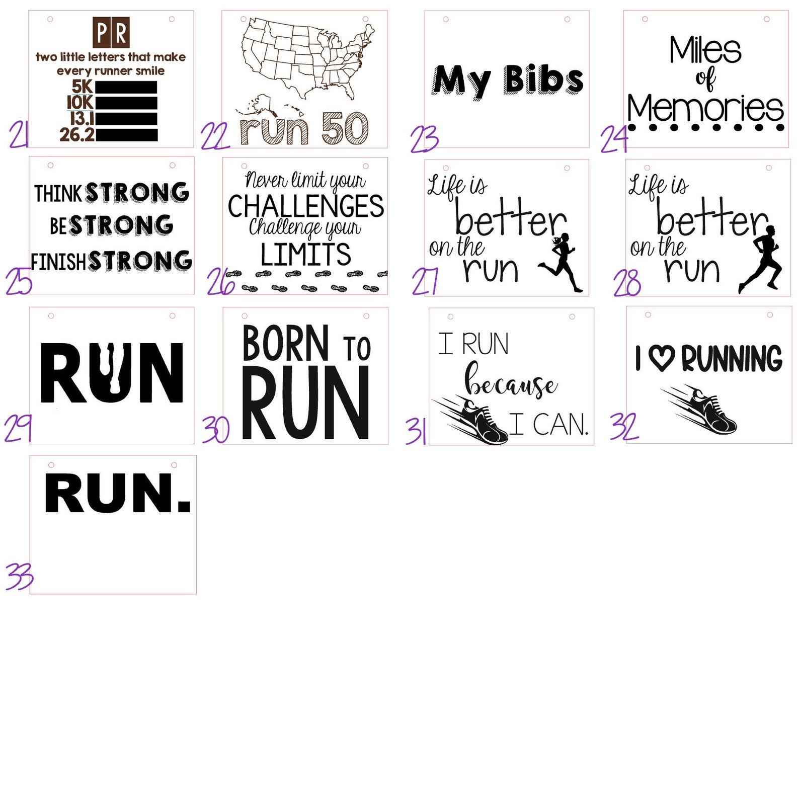 Running Bib Display | Running Bib Holder | Racing Bib Holder | Running ...