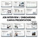Job Interview Canva Presentation Template, Onboarding Presentation ...