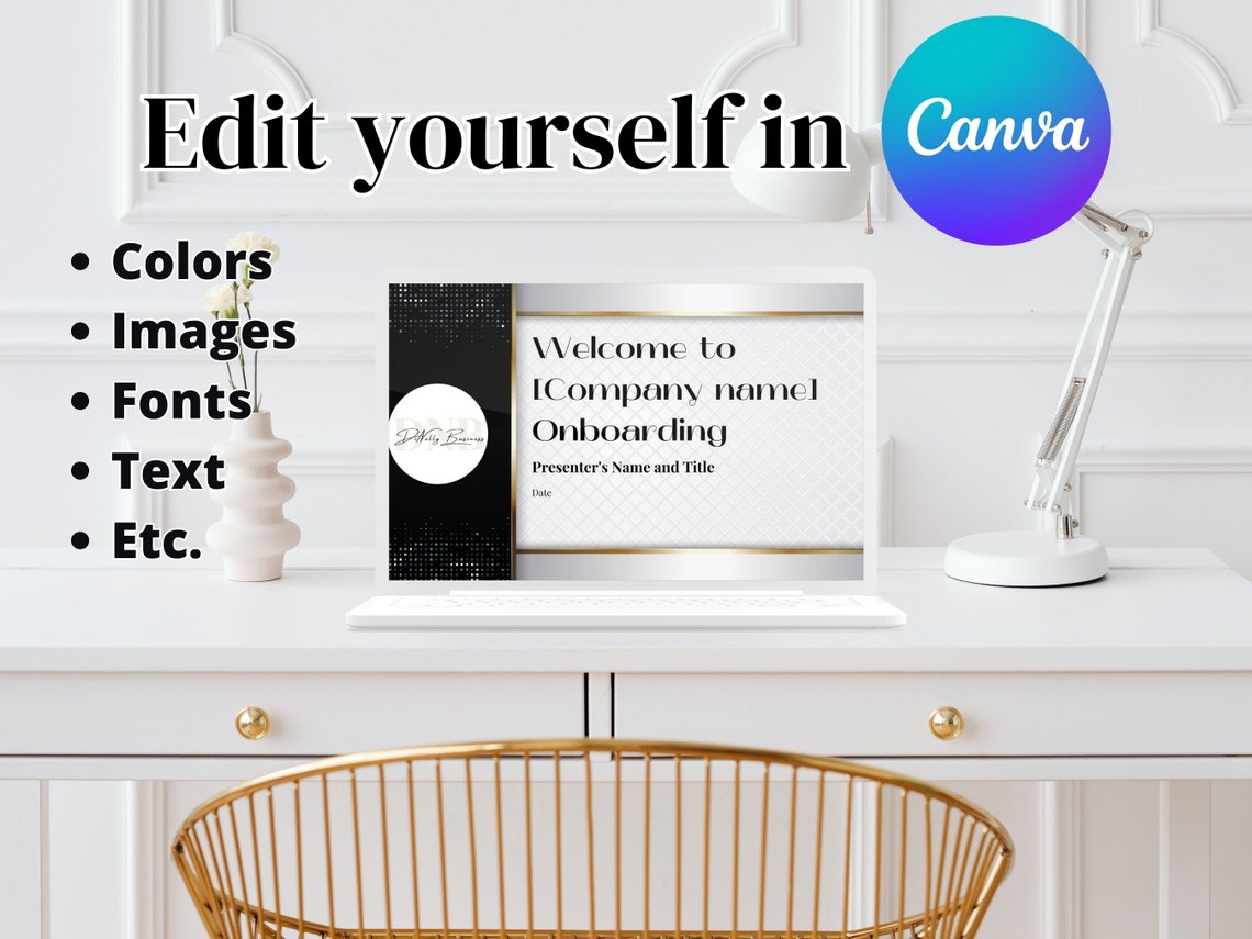 Onboarding Presentation Template Canva Template Business - Etsy