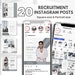 Human Resources Instagram Post Templates | We Are Hiring Instagram ...