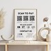 QR Code Scan to Pay Template, Minimalistic Scan to Pay Template, QR ...