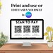 QR Code Scan to Pay Template, Minimalistic Scan to Pay Template, QR ...