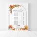 Autumn Price List and Scan to Pay Template Fall Templates - Etsy