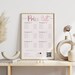 Rose Gold Price List Template, Editable Price List Template Canva ...