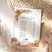 Autumn Price List and Scan to Pay Template, Fall Templates, EDITABLE ...