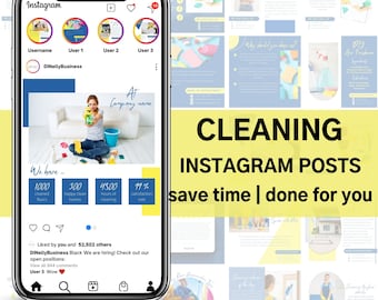 Cleaning Business Instagram Templates Cleaning Service Instagram Post ...