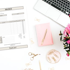 Excel Invoice Template, Simple Business Invoice Spreadsheet, Excel ...