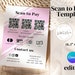 Pink QR Code Scan-to-pay Canva Template, Editable QR Scan to Pay Canva ...