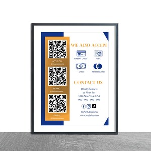 Price List and Scan to Pay - Etsy