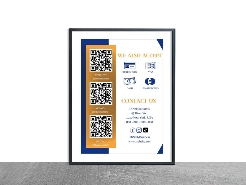 Price List and Scan to Pay - Etsy