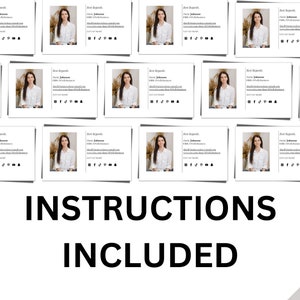 Email Signature Template, Editable Google Docs Signature Design ...