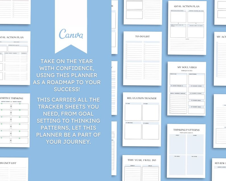 Printable Planner for Personal Growth - Etsy