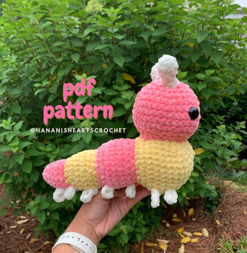 Caterpillar Crochet Pattern PDF - Etsy