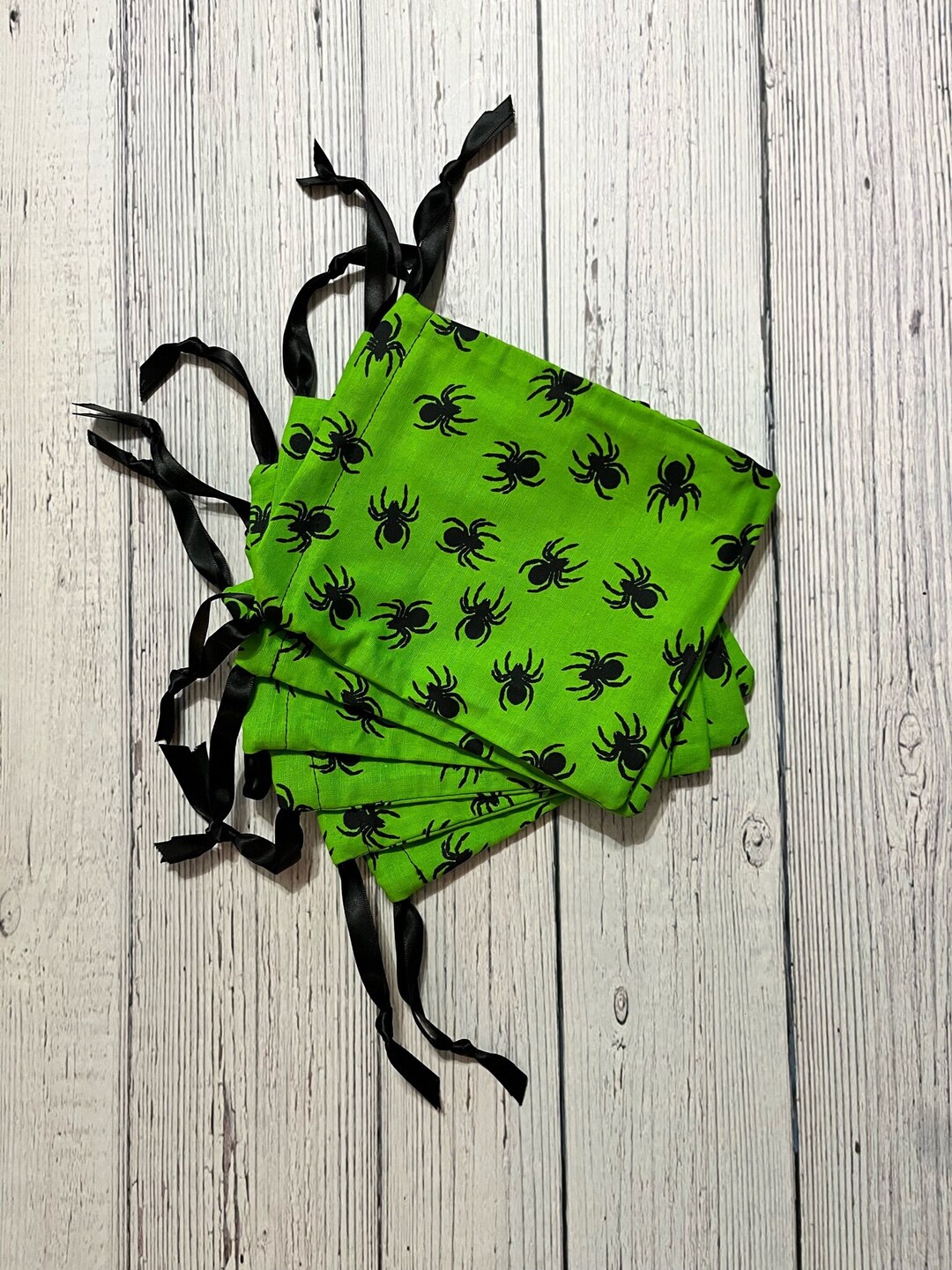 6 Pack Spider Trick or Treat Bags - Etsy