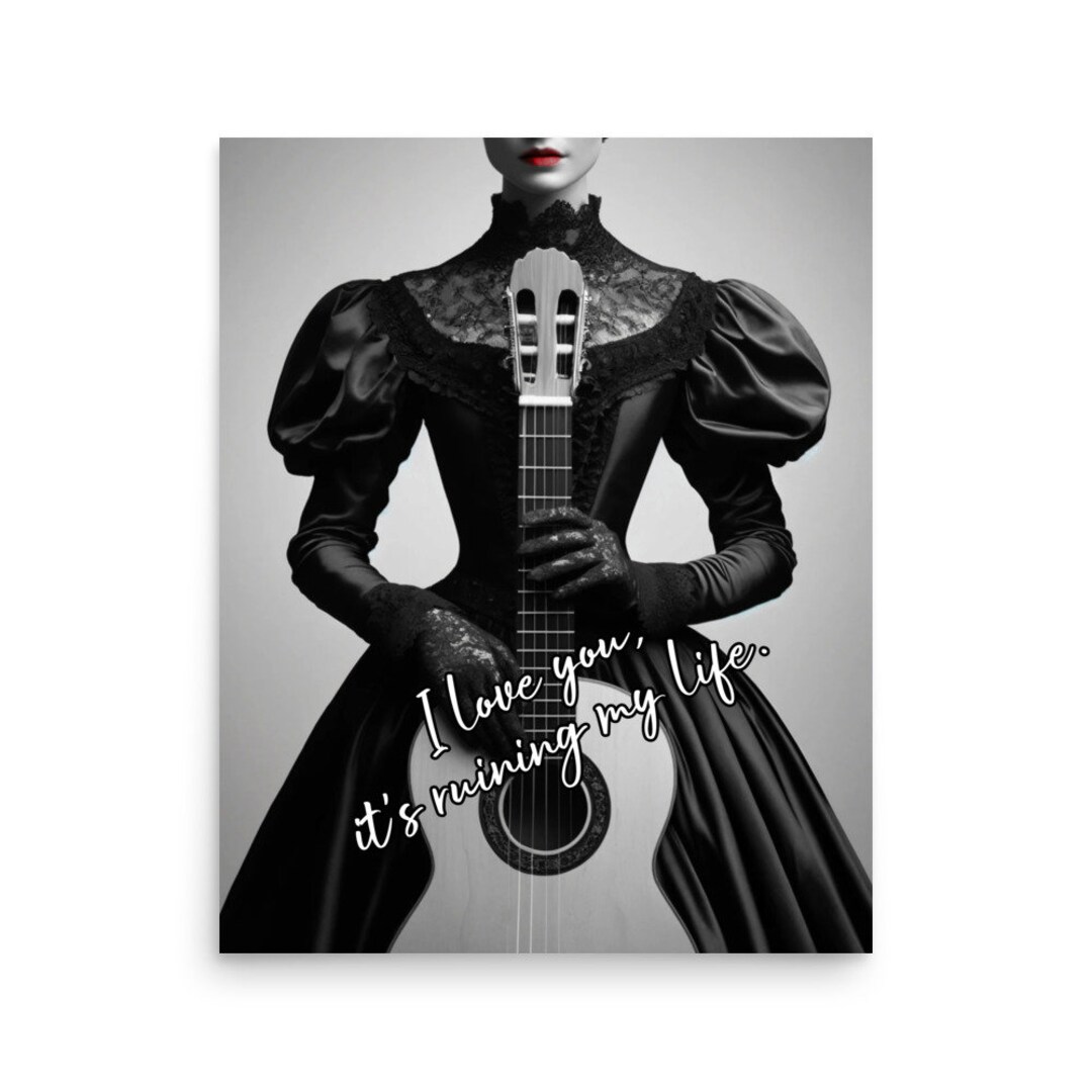 TTPD Quinzaine Paroles Swiftie Beautiful Poster en noir et blanc - Etsy ...