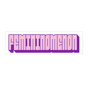 CHAPPELL ROAN Lyrics Femininomenon Pink and Purple Bumper Stickers - Etsy