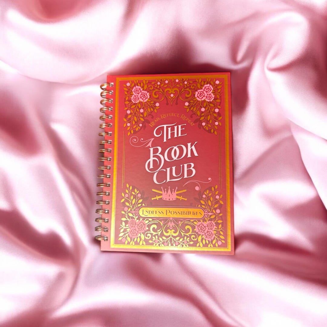 Regal Book Club Notebook, Book Club Notebook, Book Lover Gift, Book ...