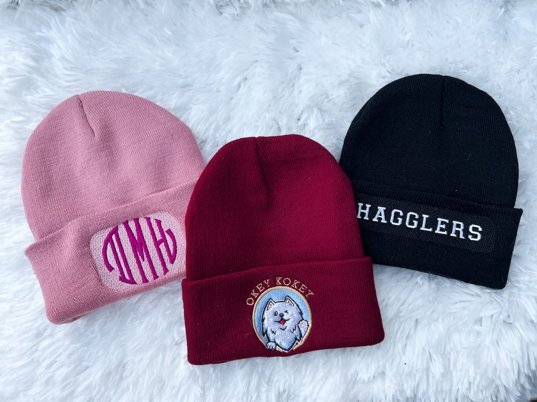 Personalized Embroidered Beanie / Customized Beanie / Sports Beanie ...
