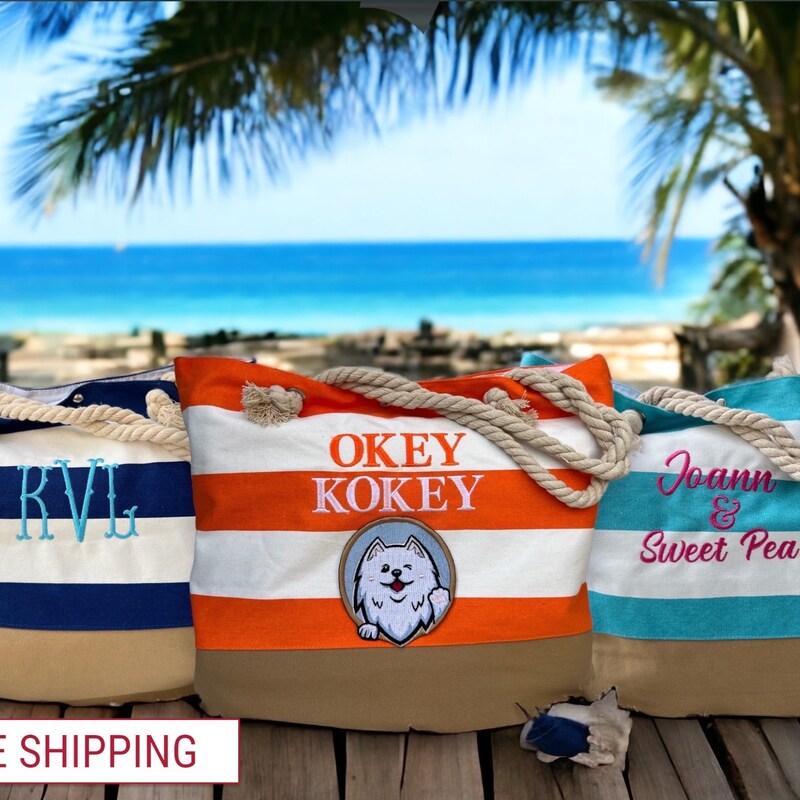 Custom Beach Bags - Etsy
