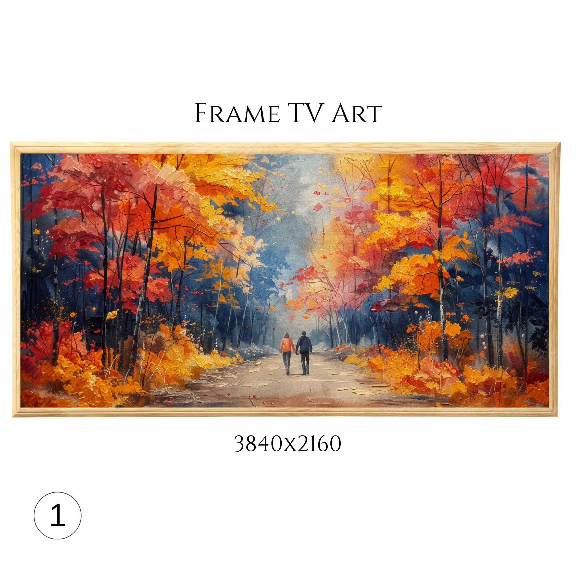 Autumn Forest Frame TV Art, Fall Frame Tv Art, Fall Frame Tv, Autumn ...