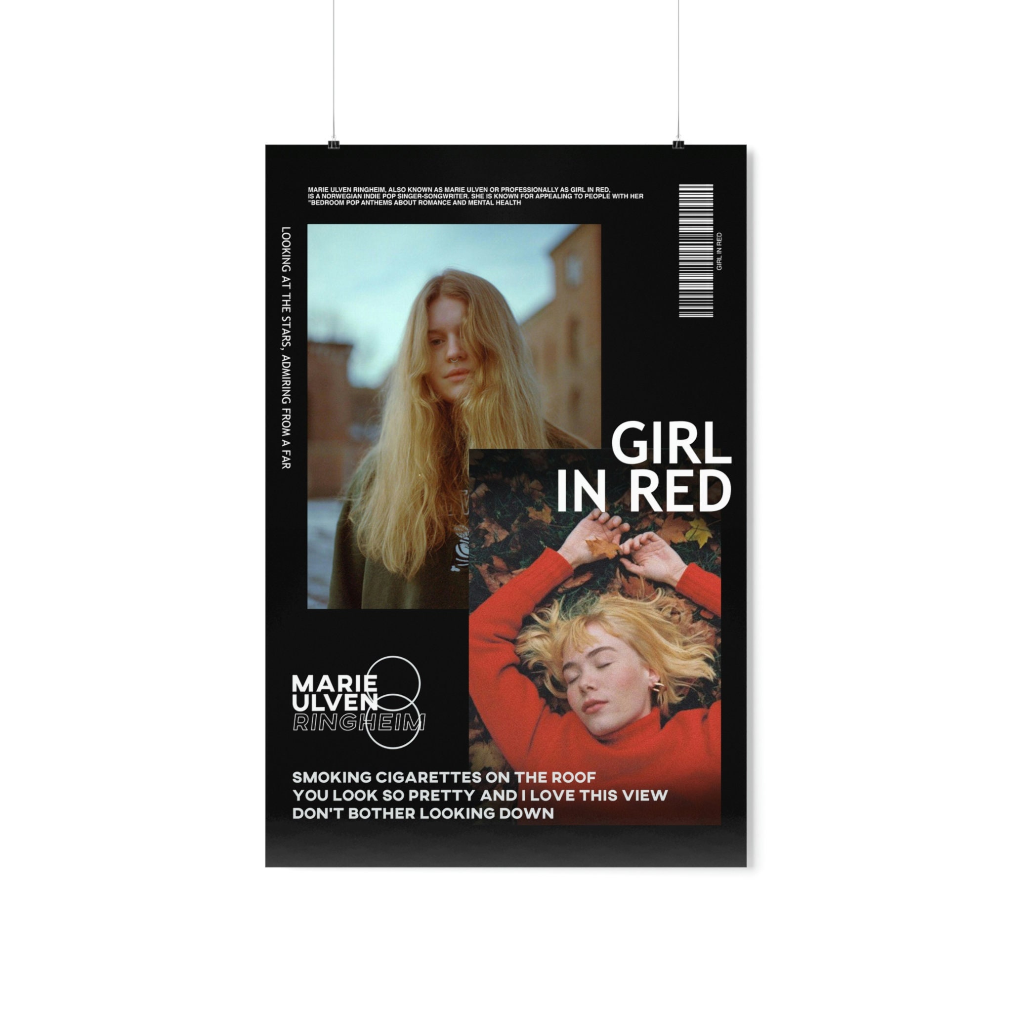 GIRL IN RED - Girl in Red Poster - Gir Poster - Girl in Red Merch ...