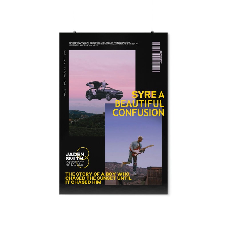 JADEN SMITH SYRE Syre Poster Syre Album Syre Merch Jaden Poster Music ...