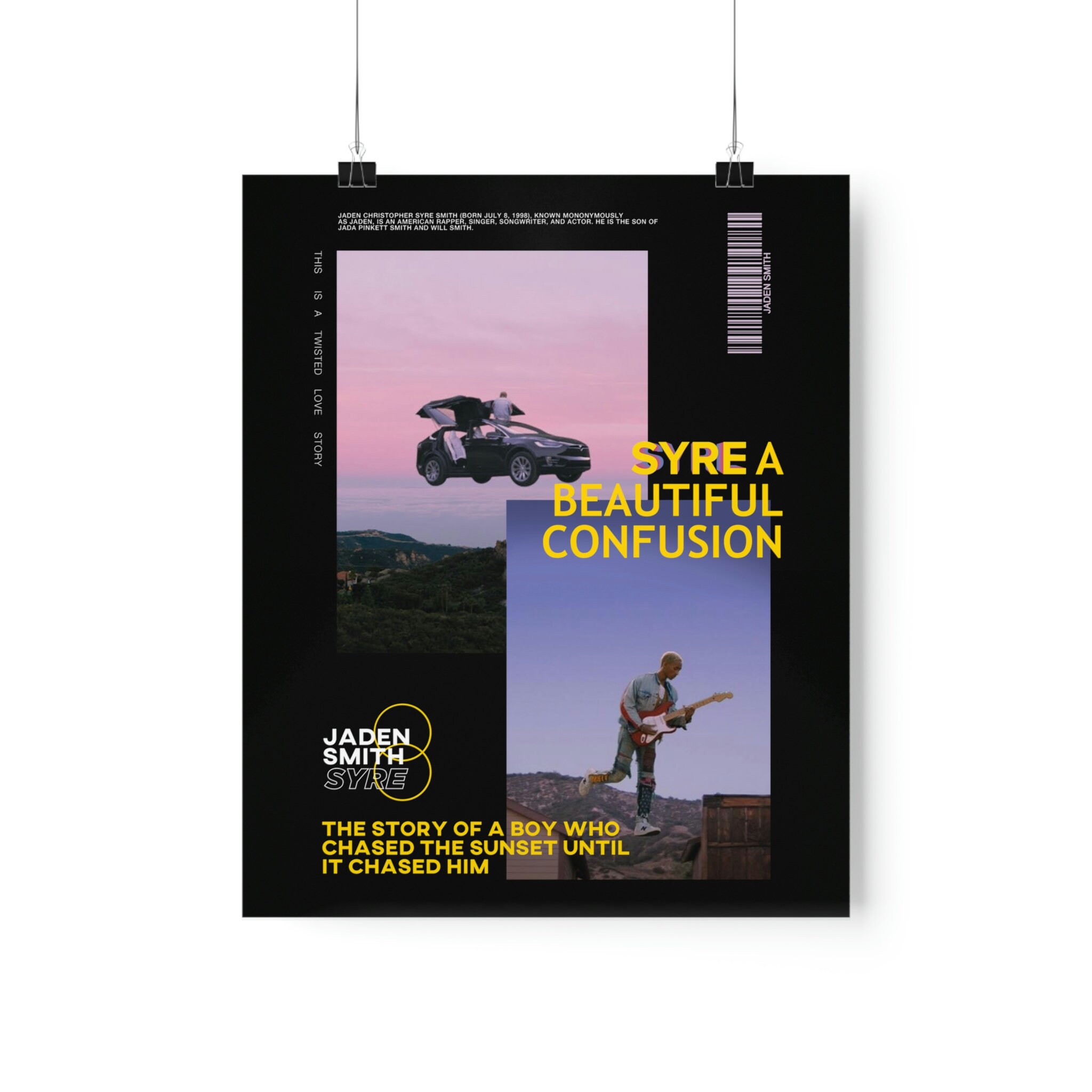 JADEN SMITH SYRE Syre Poster Syre Album Syre Merch Jaden Poster Music ...
