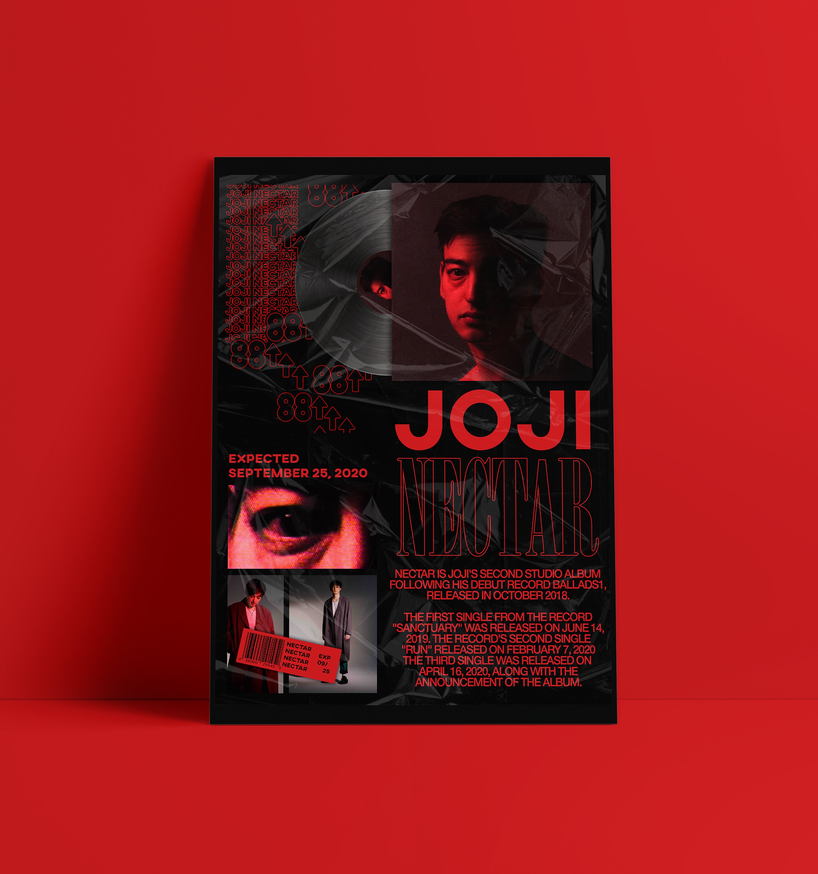 JOJI Joji Poster Joji Nectar Joji in Tongues Joji Merch Gift Poster - Etsy