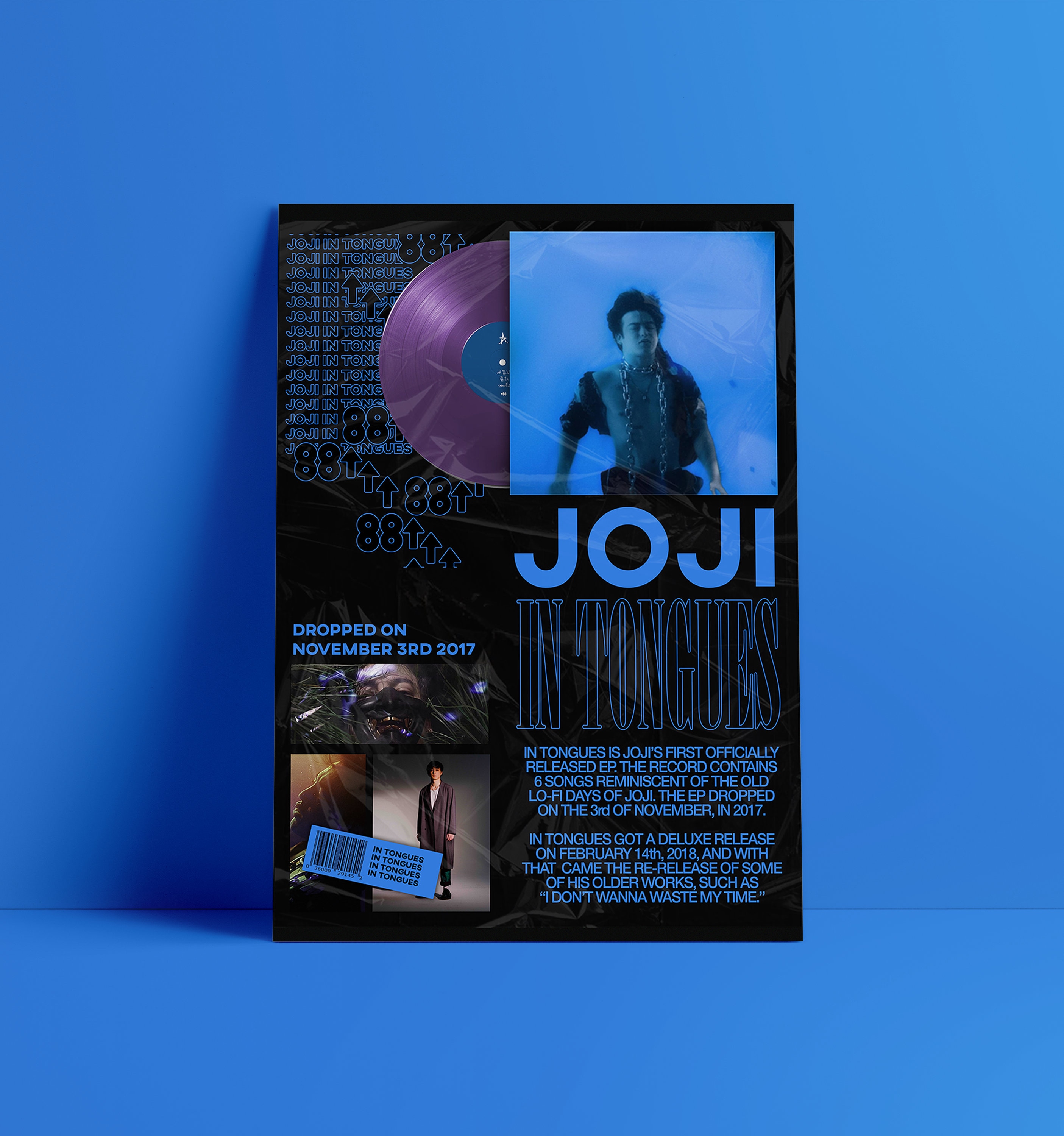 JOJI Joji Poster Joji Nectar Joji in Tongues Joji Merch Gift Poster ...