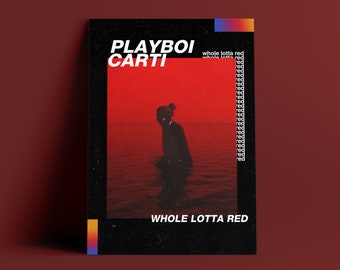 WLR POSTER Whole Lotta Red Wlr Merch Playboi Carti Playboi Carti Poster ...